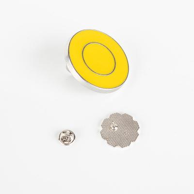 China Die Casting Metal Zinc Alloy Custom Round Souvenir Pin Badges Anime Pins And Badges for sale