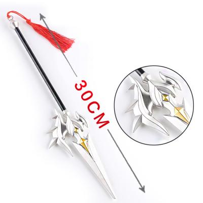 China 30CM Game Collection Han Xin Ornament Metal Knick Knacks Metal Knife Model for sale