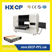 China HXEP400 Book Edge Digital Printing Machine 4 Color 600x600mm Dual Station for Hardcover Book Notebook for sale