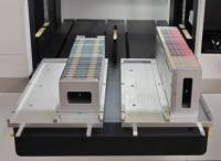 China HXEP400 Book Edge Digital Printing Machine Piezoelectric Inkjet 4/8 Colors 2 Stations for sale