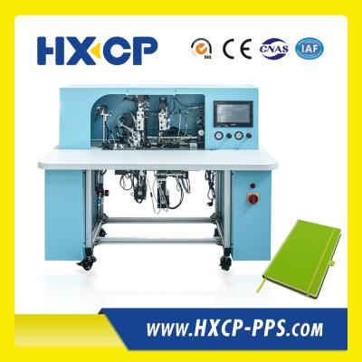 China HX18B Semi-Auto Notebook Elastic Band Fixing Machine 25-30pcs/min 400mm Cover Width for sale
