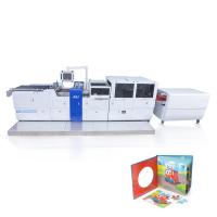 China HX450C Children Board Book Cover Casing-In Machine 320×450mm Size 3000pcs/h Speed for sale