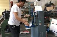 China Electric Corner Cutting Machine 380V 50Hz for Paper Paperboard Straight Round Special Shapes Precise Clutch Control for sale