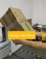 China Automatic Banding Machine 5-60N Binding Strength 26 Times Min Speed Kraft Paper OPP Tape Universal Packing for sale