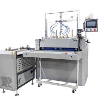 China Semi Auto Digital Hardcover Case Making Machine 700x400mm 6pcs/min for Book Cases Ring Binders for sale