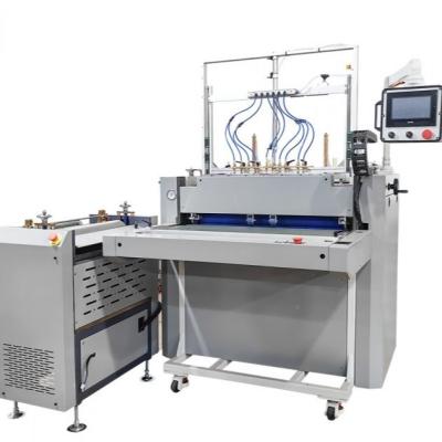 China Semi Auto Digital Hardcover Case Making Machine 700x400mm 6pcs/min for Book Cases Ring Binders for sale