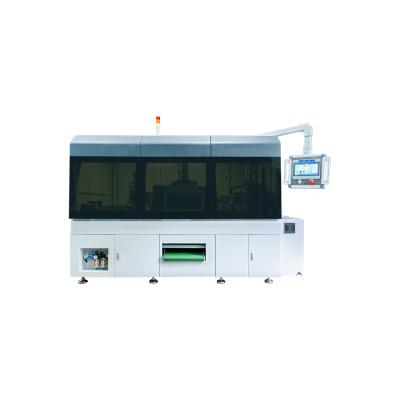 China Digital Three Knife Trimmer 305x380mm Automated Touchscreen Setup Hydraulic Book Trimmer for sale