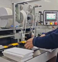 China HX750HTB Semi Auto Book Block Head and Tail Band Fixing Machine 220V 750 Books per Hour for sale