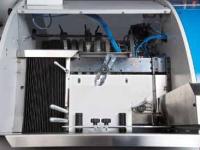 China HX450D Digital Center Board Cutter 450mm Max Length 200 Cuts per Minute for Hardcover Book Production for sale