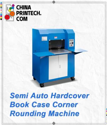 China Semi-Auto Cover Casing-In Machine 380x320mm Book Block Size 4-60mm Thickness PLC Touchscreen for sale