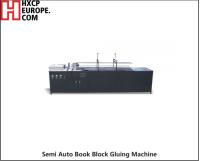 China Semi Auto Book Block Gluing Machine 560x350mm 6kW 380V for Spine Binding for sale