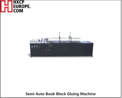 China Semi Auto Book Block Gluing Machine 560x350mm 6kW 380V for Spine Binding for sale
