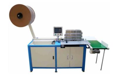 China PLC Control Semi Auto Double Loop Wire Binding Machine 15mm Max Bind Thickness 220V for sale