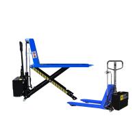 China 1.5 Ton Electric Scissor Lift Pallet Truck 750mm Lifting Height Compact Engine for sale