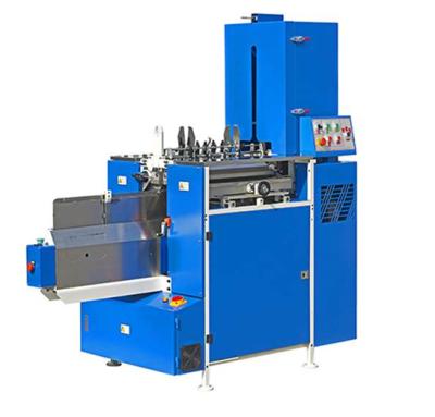 China Semi Auto Cover Casing in Machine Auto Case Feeder and Back Pre Creasing for sale