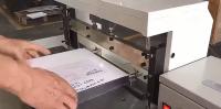 China HX480N Hardcover Book Nipping Machine 480mm Width Pneumatic Grooving 400°C for sale