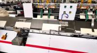 China High Speed End Sheet Gluing Machine Pincer Arm Transfer Top Edge Alignment System for sale