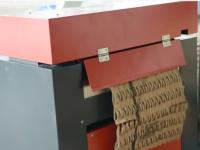 China Cardboard Paper Shredding Machine 3 Size Options Grid Cut Padding for Industrial Packing for sale