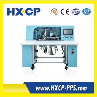 China HX18B Semi Auto Notebook Elastic Band Fixing Machine 25-30pcs/min 400mm Cover Width for sale