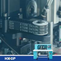 China HX18B Semi Auto Notebook Elastic Band Fixing Machine 25-30pcs/min 400mm Cover Width for sale