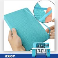 China HX18B Semi Auto Notebook Elastic Band Fixing Machine 25-30pcs/min 400mm Cover Width for sale