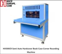 China HX500CR Semi Auto Corner Rounding Machine for Hardcover Cases 500mm Width 220V for sale