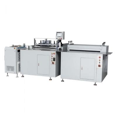 China Semi Auto Dual Stations Case Making Machine 2 Station Cardboard Positioning Edge Bending for sale