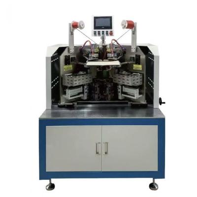 China Dual Station Honor Certificate Ribbon Fixing Machine for Adjustable Sizes and Ribbon Widths for sale