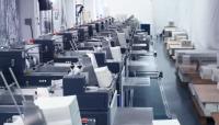 China HX480 Board Book Mounting Pasting Line Partial Gluing 4200 pcs/h 8 kW for sale