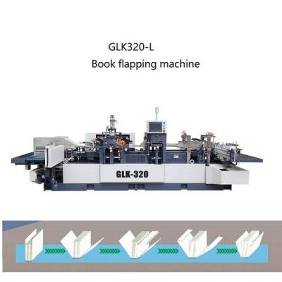 China High Speed Book Flapping Machine 4200 Books Per Hour Schneider Control Front Cutting Cover Creasing for sale
