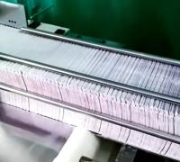 China Semi Auto Book Block Gluing Machine 560x350mm Cold Glue IR Lights Hot Air Drying Channel for sale