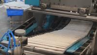 China HXDK520 Automatic Vertical Stacking Bundling Machine 40000pcs/h 8000N for sale