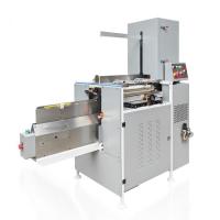 China Semi Auto Cover Casing In Machine with Feeder Pre Creasing Alignment and Auto Pressing Delivery for sale