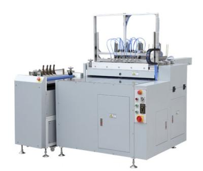 China Semi Auto Case Making Machine Two Times Wrapping One Person Operation Compact Design for sale