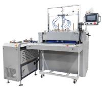China HXSCM Semi Auto Digital Hardcover Case Making Machine Equipped With Digital Panel Quick Changeover for sale