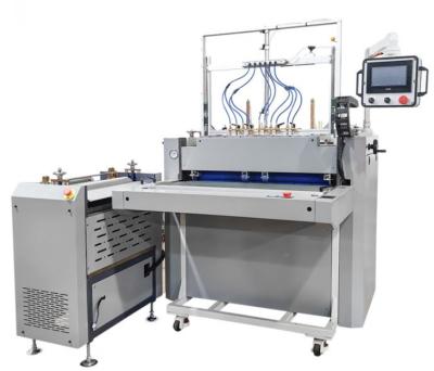 China HXSCM Semi Auto Digital Hardcover Case Making Machine Equipped With Digital Panel Quick Changeover for sale