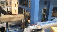China Book Stack Kraft Paper Packing Machine servo control 16K to 64K book packaging for sale