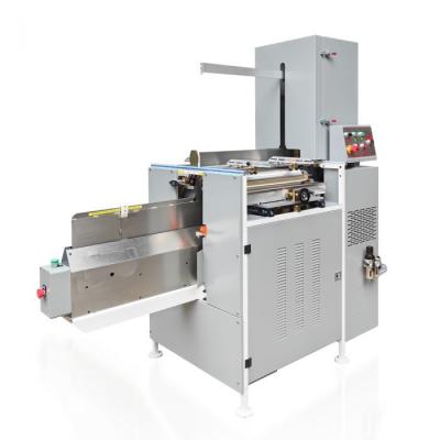 China Semi Auto Cover Casing In Machine with Feeder and Auto Pressing Delivery 450mm for sale