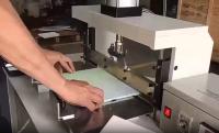 China HX480N Hardcover Book Nipping Machine 480mm Width Pneumatic Heat Control 400°C for sale