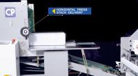 China High-Capacity Vertical Press Stacker Fits All Folders With Adjustable Infeed Height for sale