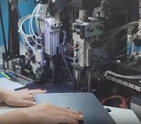 China HX18B Semi Auto Notebook Elastic Band Fixing Machine Easy Operation One Operator for sale