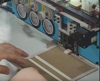 China HX20EPL Semi Auto Elastic Pen Loop Applying Machine Automatic Hot Melt Gluing for sale