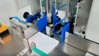 China Auto Two Corner Cutting Machine With Replaceable Different Radius Cutting Blades for sale