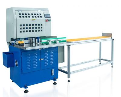 China Automatic Double Head Round Corner Cutting Machine Only Need One Operator To Feed The Paper Block for sale