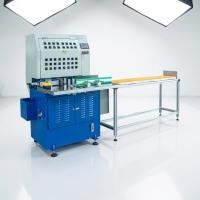 China Double Head Hydraulic Corner Trimmer Stable Precision And Safe Operating Design for sale