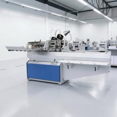 China HX450S Semi Auto Saddle Stitcher Adjustable Speed Auto Signature Feeding Collection for sale