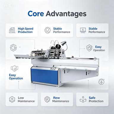 China Durable Notebook Manufacturing Machine Equipped with Multi Layer Paper Feeding System and Adjustable Settings for sale