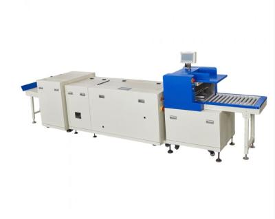 China HX480P Covering Stitching Trimming Machine with dedicated flat press and synchronized feeding system for exercise book for sale