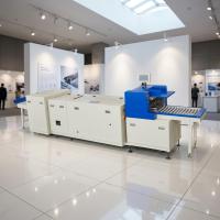 China HX480P Combined Stitching Folding Trimming Machine For Quick Parameter Setup for sale