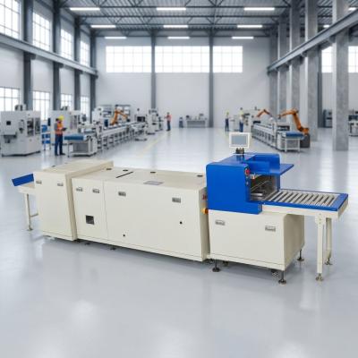 China HX480P Integrated Stitching Trimming Line Servo Driven Heavy Duty 2800 CPH for sale